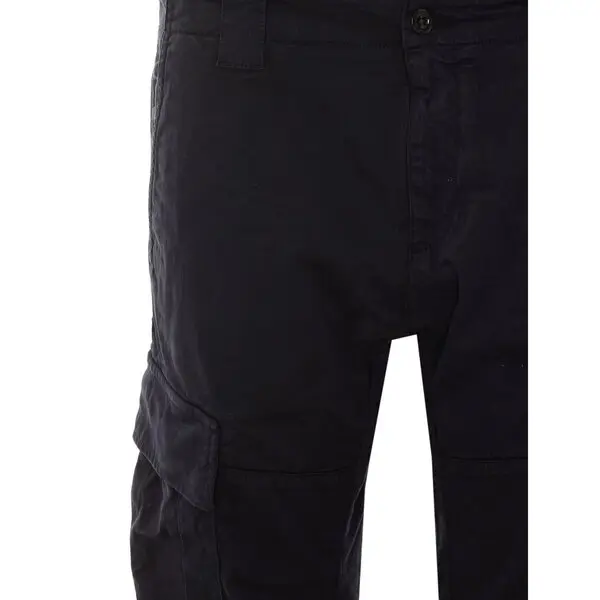 C.P. COMPANY Stretch Sateen Cargo Pants - Blue