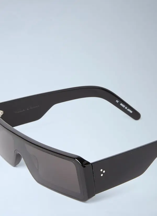 Rick Owens Square Frame Sunglasses - Black