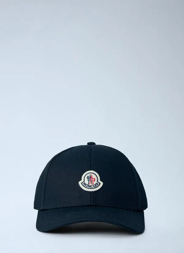 Moncler Embroidered Logo Cap - Black