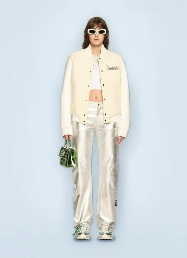 Off-White Rose Valley Varsity Jacket