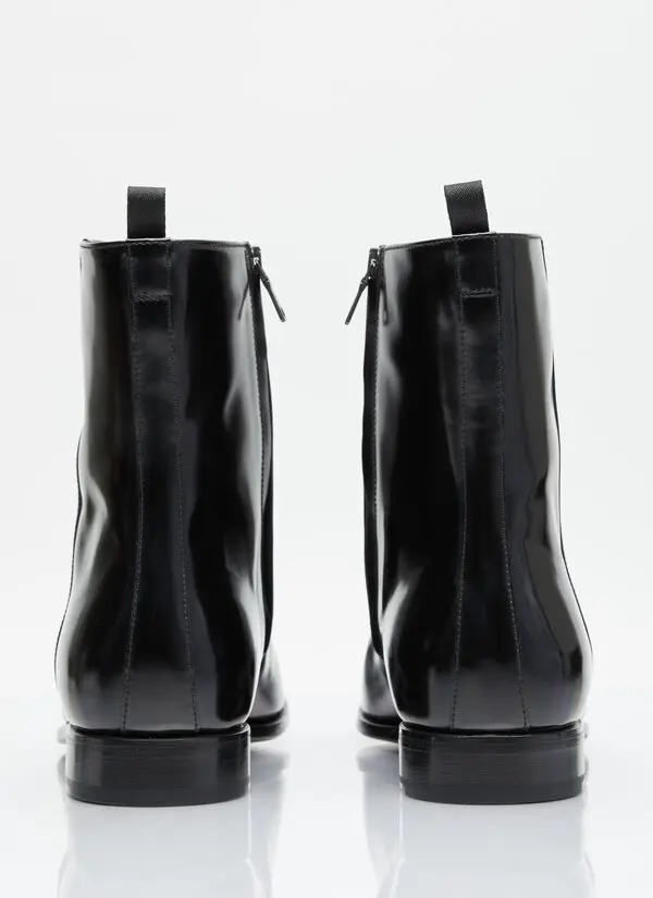 Prada Brushed Leather Boots