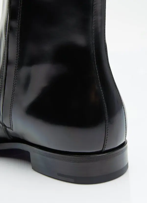 Prada Brushed Leather Boots