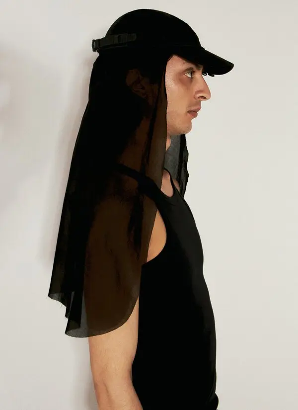 INNERRAUM Object C11 Baseball Cap With Veil