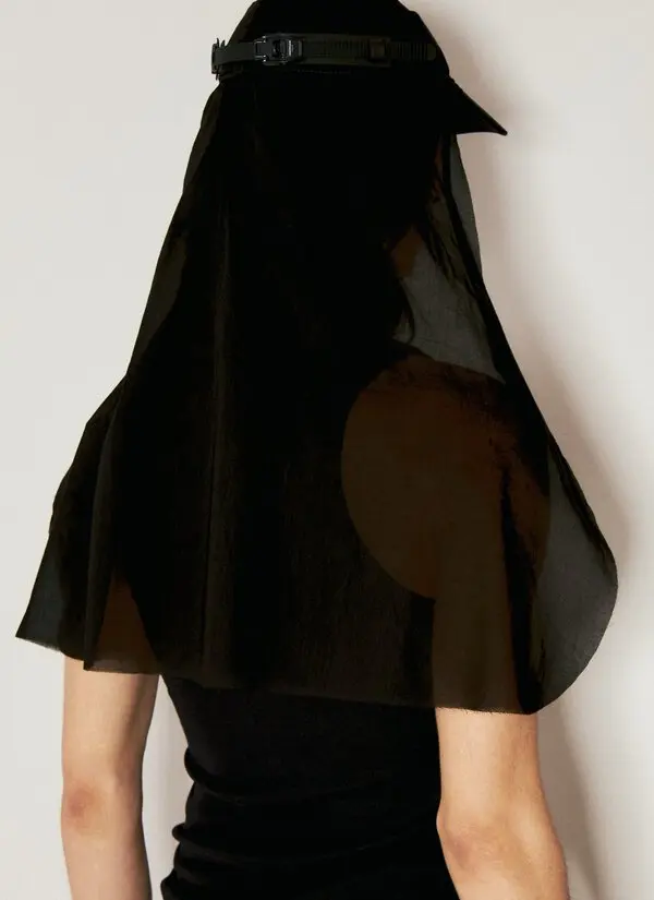 INNERRAUM Object C11 Baseball Cap With Veil