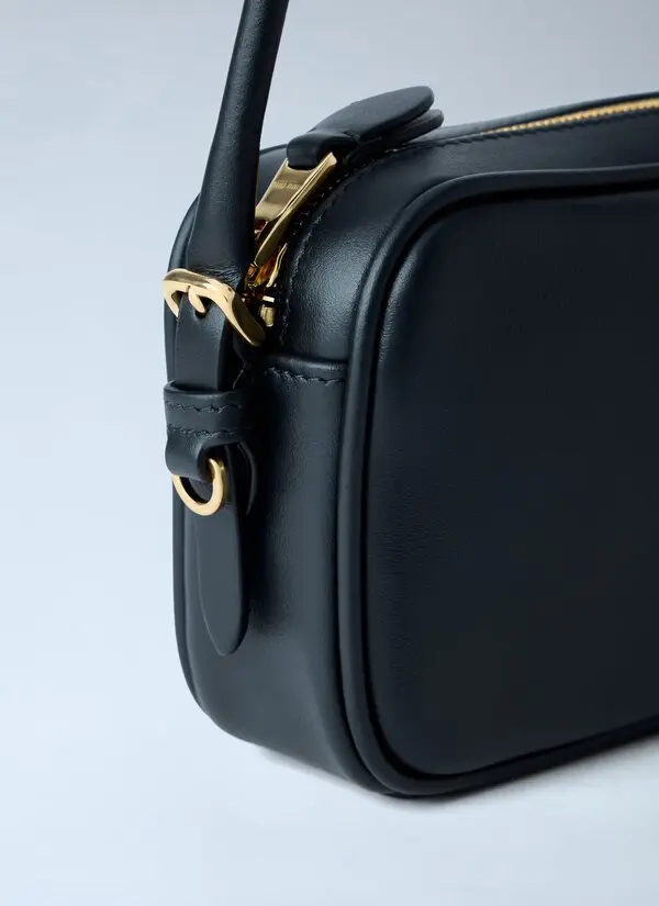 Miu Miu Leather Shoulder Bag - Black