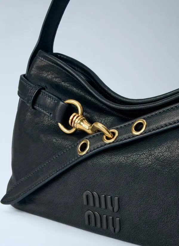 Miu Miu Adventure Nappa Leather Shoulder Bag