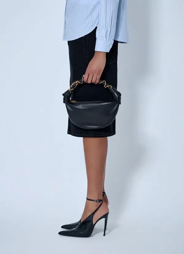 Saint Laurent Mini Amalia Shoulder Bag - Black