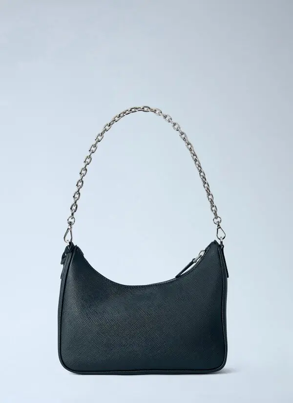 Prada Re-edition 2005 Saffiano Shoulder Bag - Black