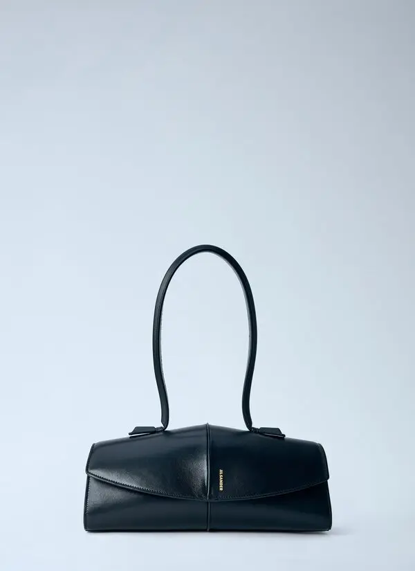 JIL SANDER Linea Shoulder Bag - Black