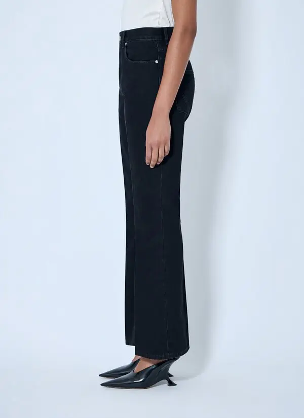 Bottega Veneta High-rise Wide-leg Denim Trousers