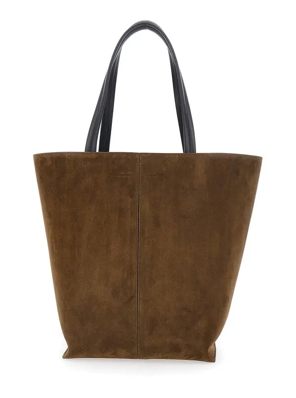 Phoebe Philo Pot Cabas' Shoulder Bag In Leather