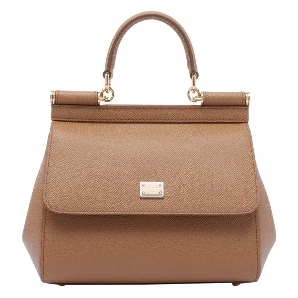 Dolce & Gabbana Sicily Small Handbag - Cream