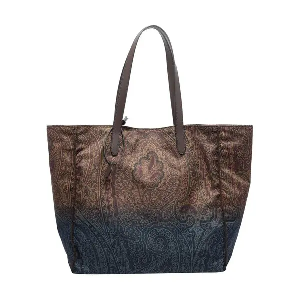 Etro Unfold Me Paisley Print Shopping Bag - Blue