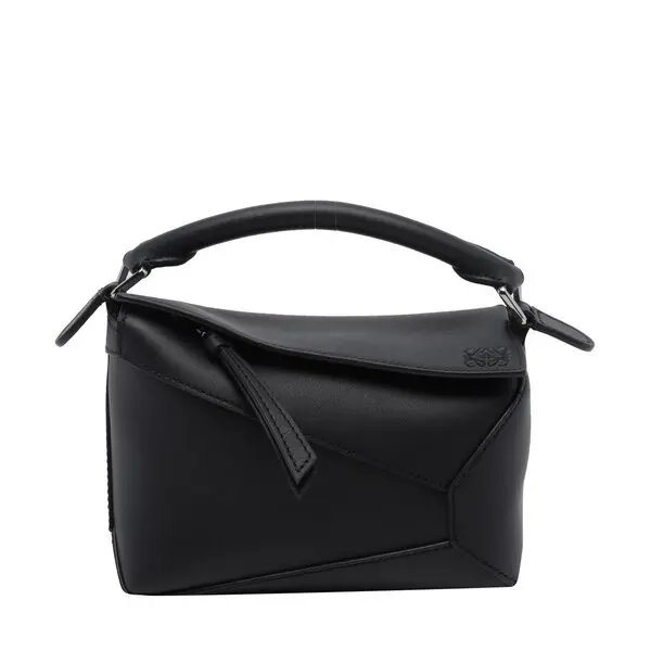 Loewe Mini Puzzle Edge Handbag - Black