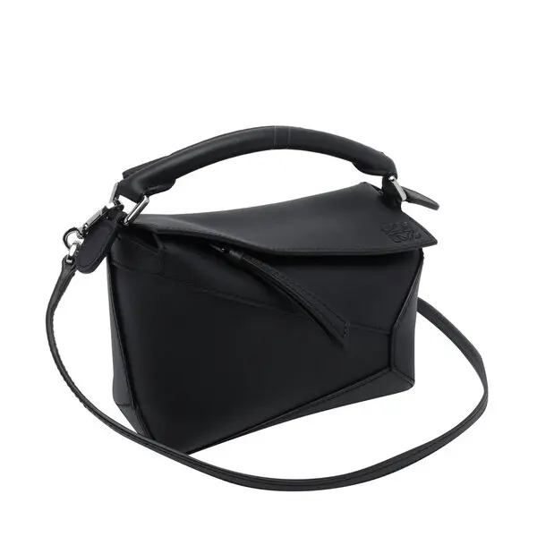 Loewe Mini Puzzle Edge Handbag - Black