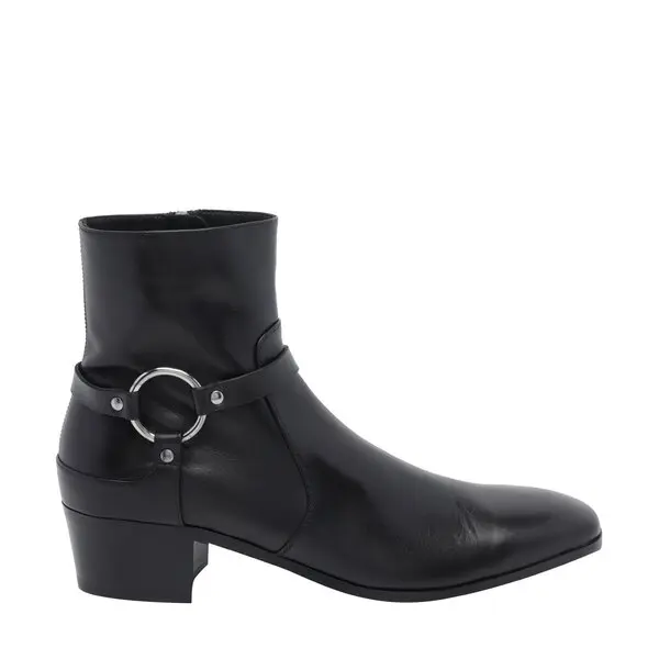TOM FORD Clint Buckled Zip-up Leather Boots