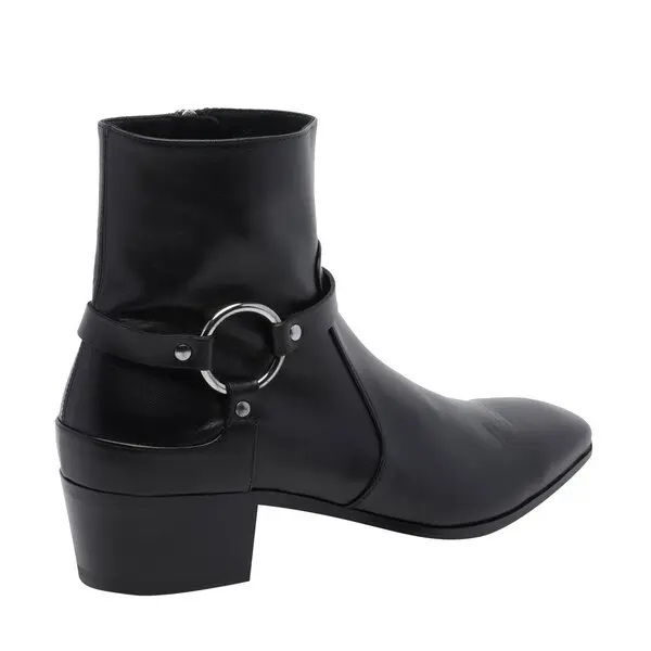 TOM FORD Clint Buckled Zip-up Leather Boots