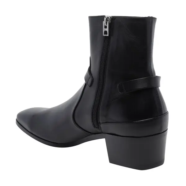 TOM FORD Clint Buckled Zip-up Leather Boots