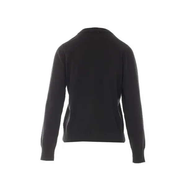 GANNI Logo Jumper With Banana Print - Black