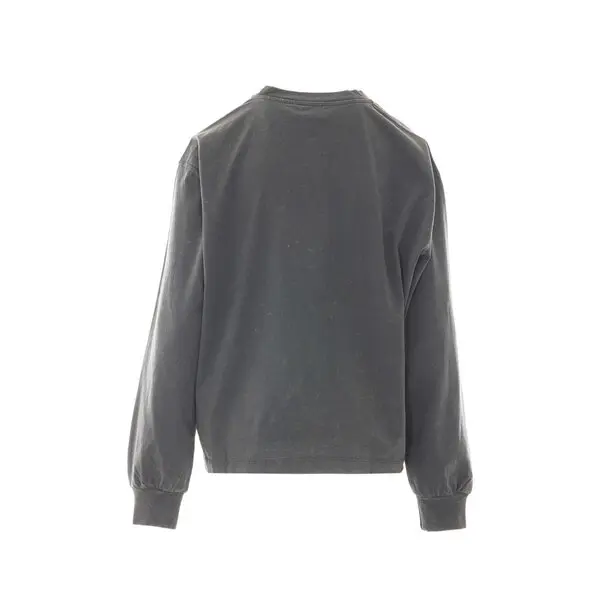 GANNI Future Tiger" Graphic Print Long Sleeve T-shirt - Gray