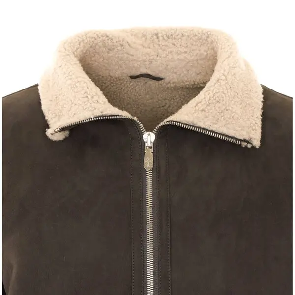 Brunello Cucinelli Suede Bomber