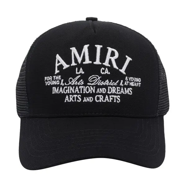 Amiri Arts District Trucker Baseball Cap - Black