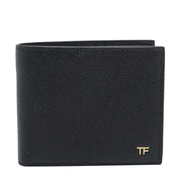 TOM FORD Small T-line Classic Bifold Wallet - Black