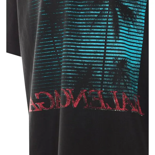 Balenciaga Logo T-shirt With Palm Tree Print