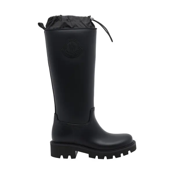 Moncler Kickstream High Rain Boots - Black