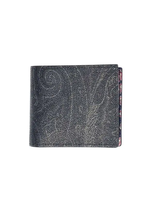 Etro Arnica Wallet With Paisley Print - Multicolor