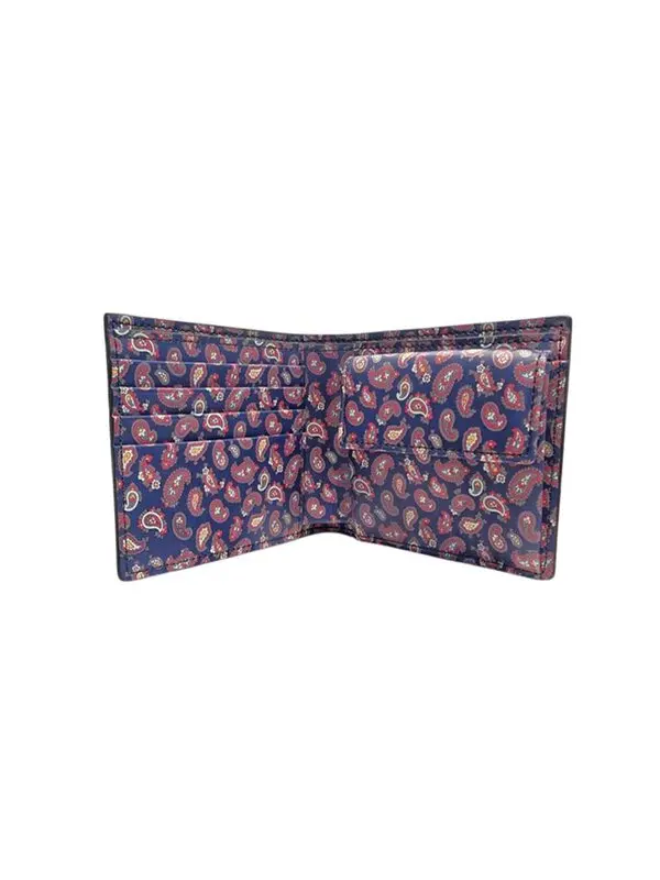 Etro Arnica Wallet With Paisley Print - Multicolor