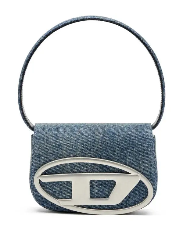 DIESEL® 1dr Tote Bag With Logo Plaque - Blue