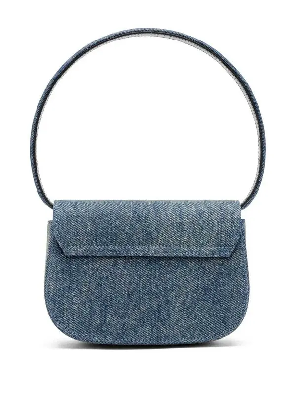 DIESEL® 1dr Tote Bag With Logo Plaque - Blue