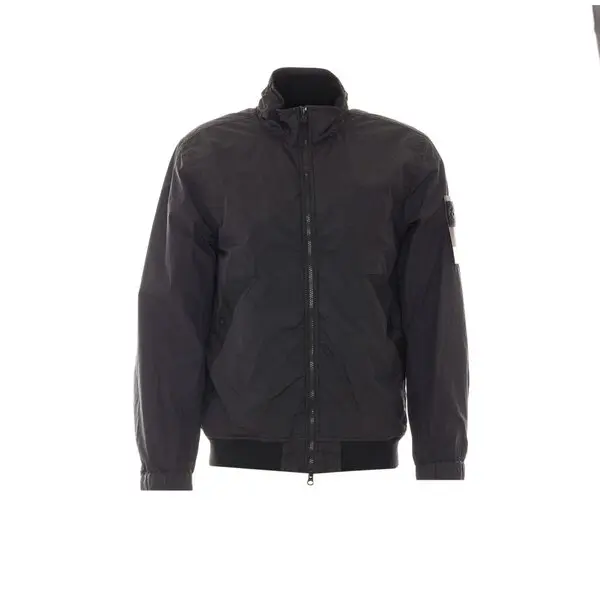 Stone Island Garment Dyed Crinkle Reps Ny Logo Jacket