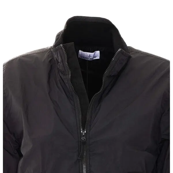 Stone Island Garment Dyed Crinkle Reps Ny Logo Jacket