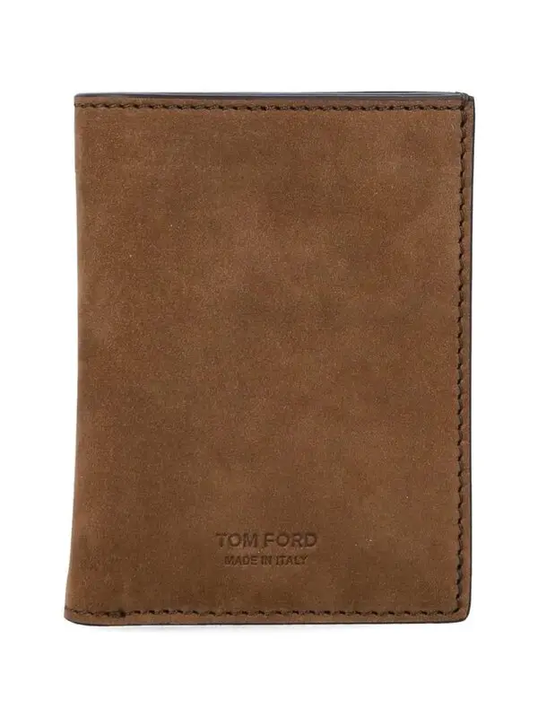 TOM FORD Foldable Card Holder - Brown