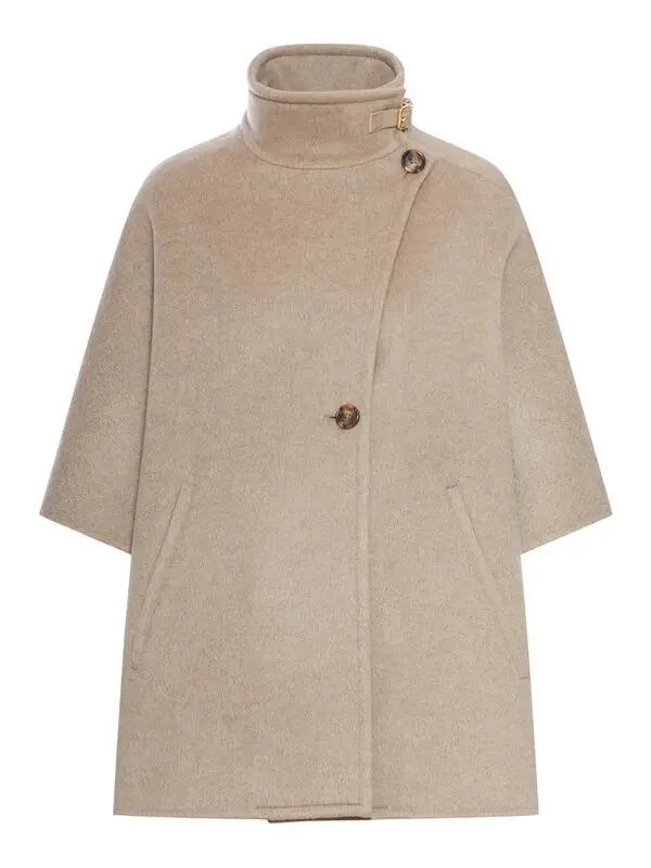 Max Mara Lightweight Cashmere Drap Cape