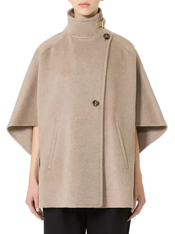Max Mara Lightweight Cashmere Drap Cape