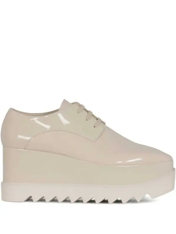 Stella McCartney Oxford Elyse Platform Shoes - White