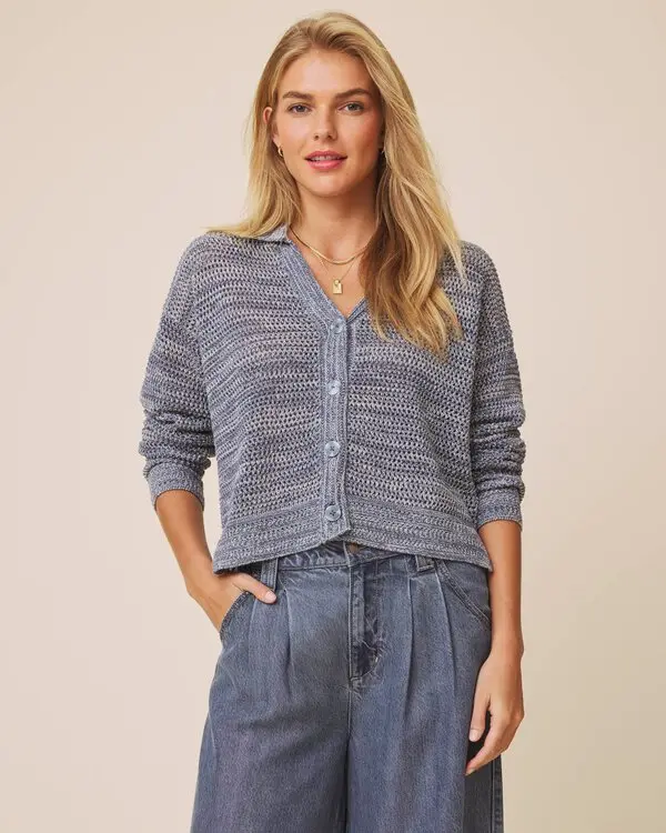 Splendid Haven Cardigan - Indigo