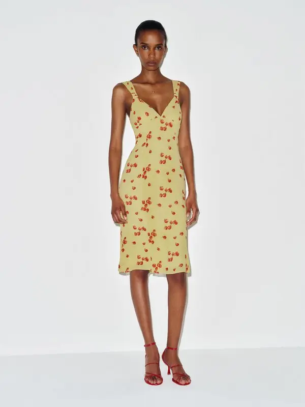 REFORMATION Macie Dress - Green