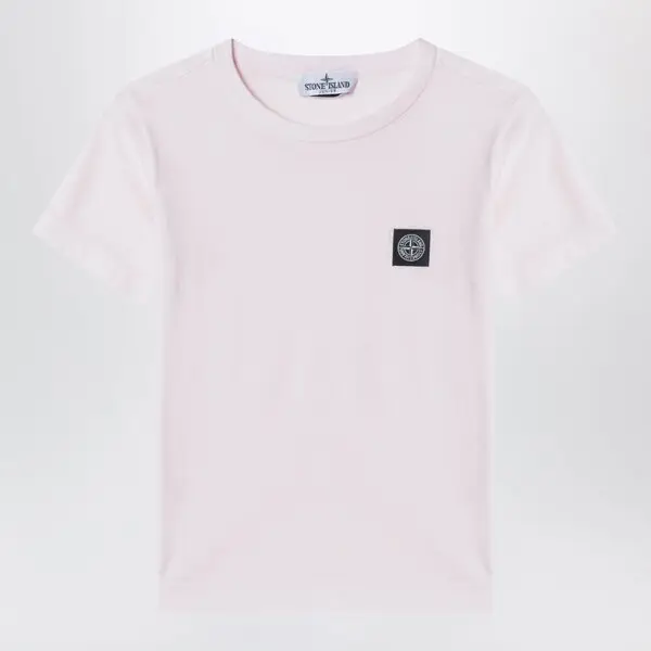 Stone Island T-shirt With Compass Logo Patch