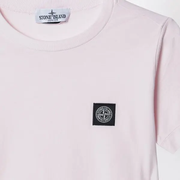 Stone Island T-shirt With Compass Logo Patch