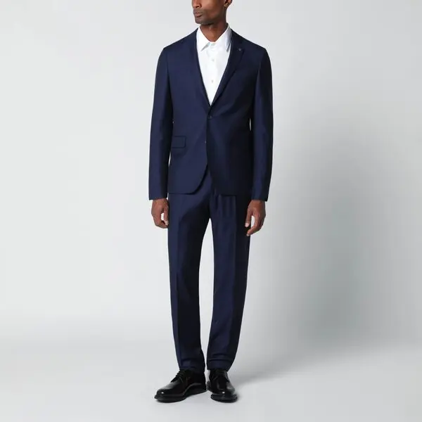 Tagliatore Wool Single-breasted Suit - Blue