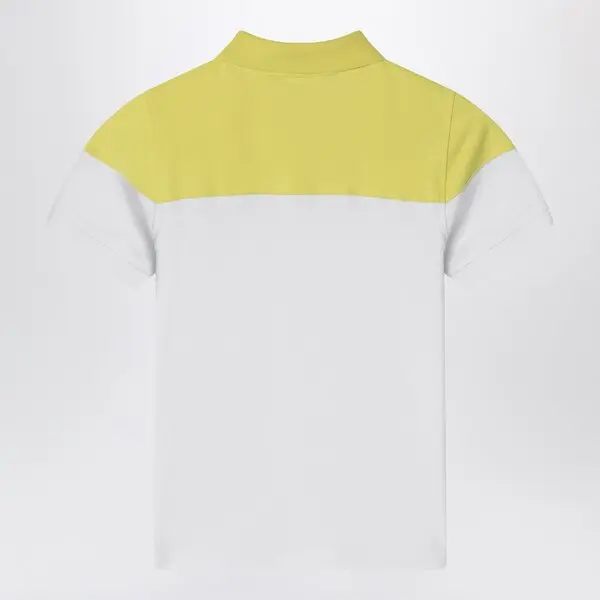 K-WAY White/green Acacia Cotton Polo