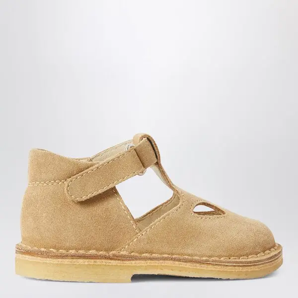 IL GUFO High Sandal With Eyelets In Nubuck - Beige