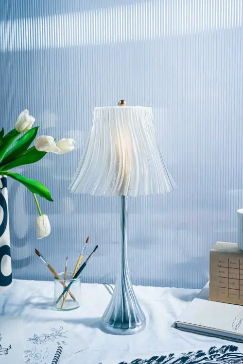 WOOJ DESIGN Pleat Lamp - Clear