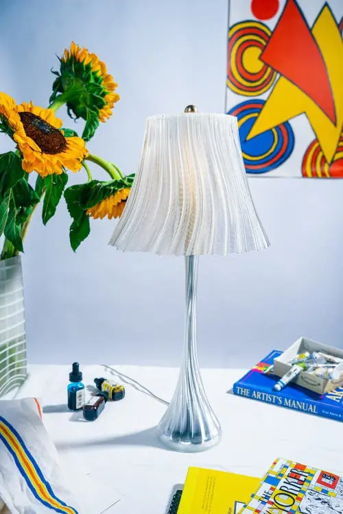 WOOJ DESIGN Pleat Lamp - Clear