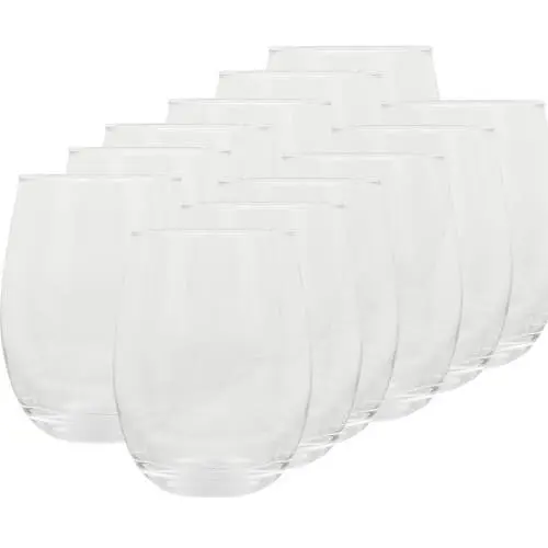GIBSON HOME Bellini Glass All Purpose Stemless Drinking Glasses Set