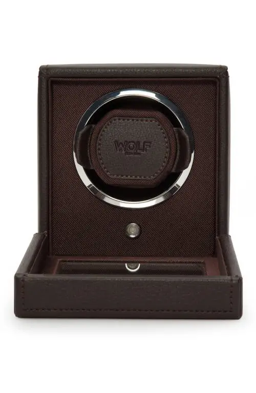Wolf Cub Single Watch Winder - Brown